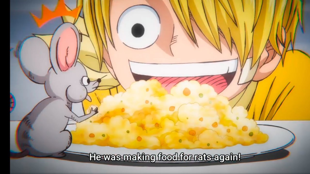chuji reminds Sanji of his pet rat @ui_luffy1 - YouTube