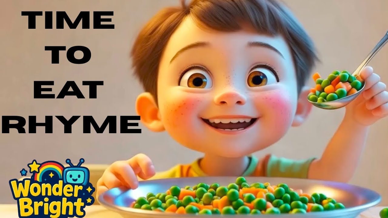 Time to Eat, Let’s All Sit Down 🍽️ | Mealtime Song for Kids | Fun ...