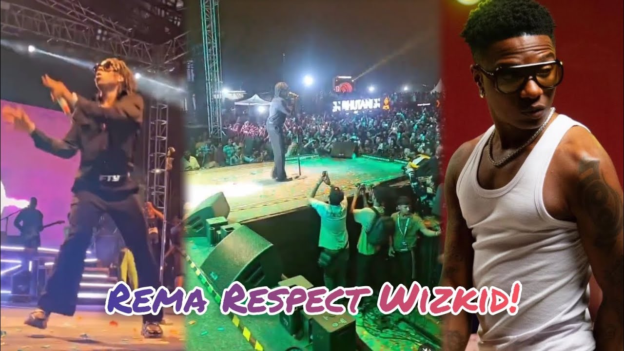 Rema Show Wizkid Big Respect As He Perform Wizkid Songs! Shutdown India ...