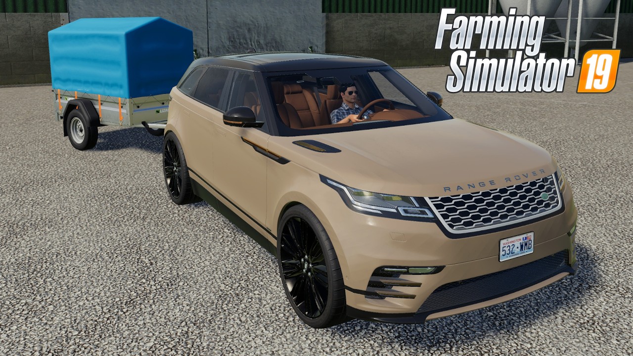 FS19 - 2018 Range Rover Velar - NEW CAR MOD for Farming Simulator 2019 ...
