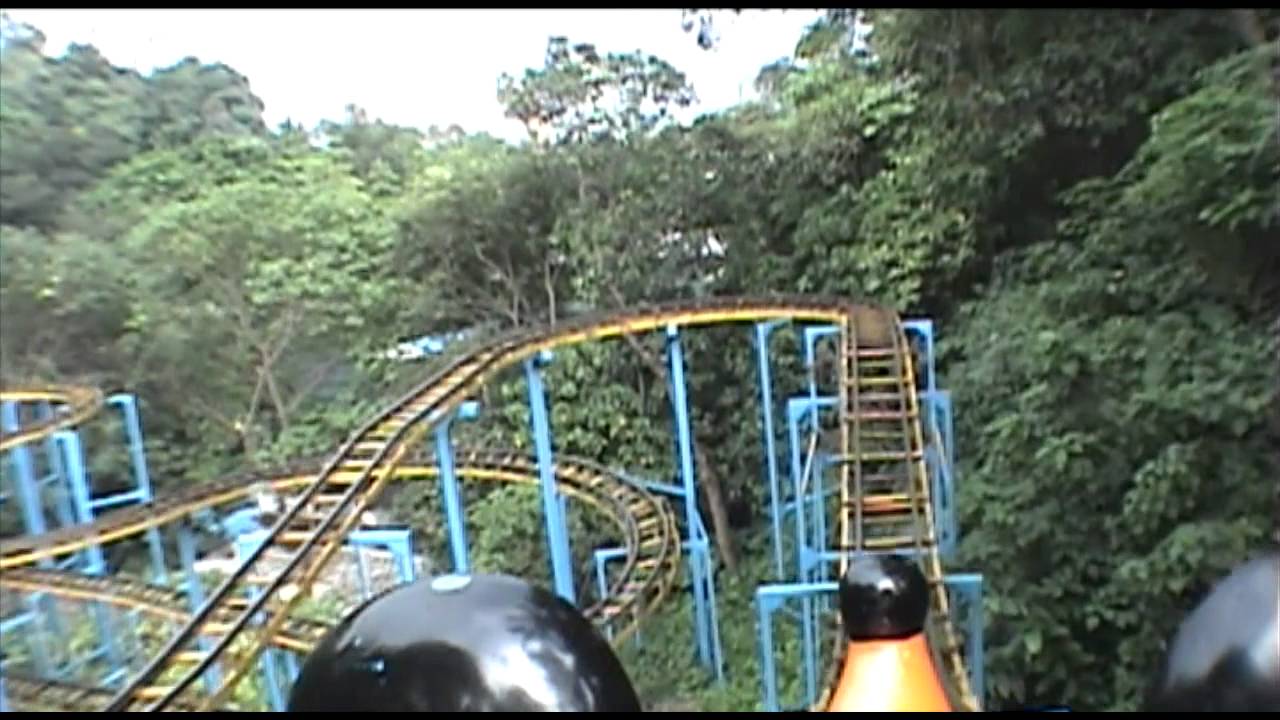 Mickey Mouse Chinese Knock Off Roller Coaster POV Speed Slide Jin Ying ...