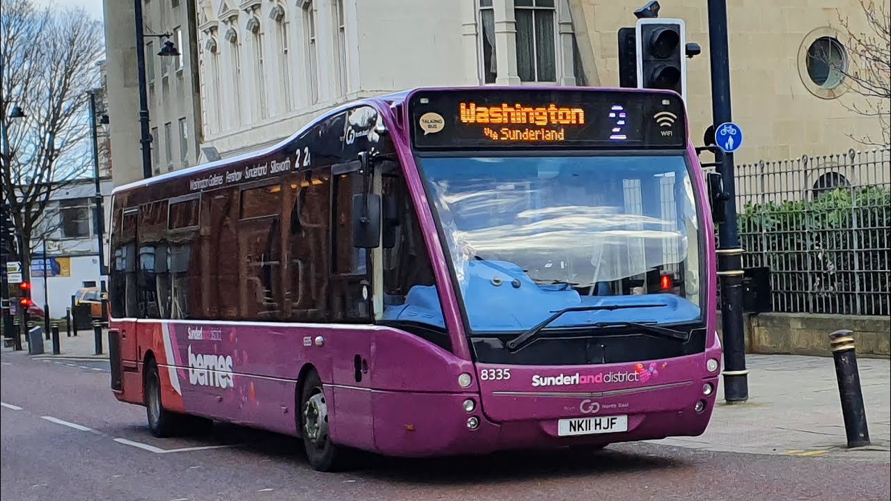Journey on Route 2A | NK11HJF/8335 - Go North East: Optare Versa V1110 ...