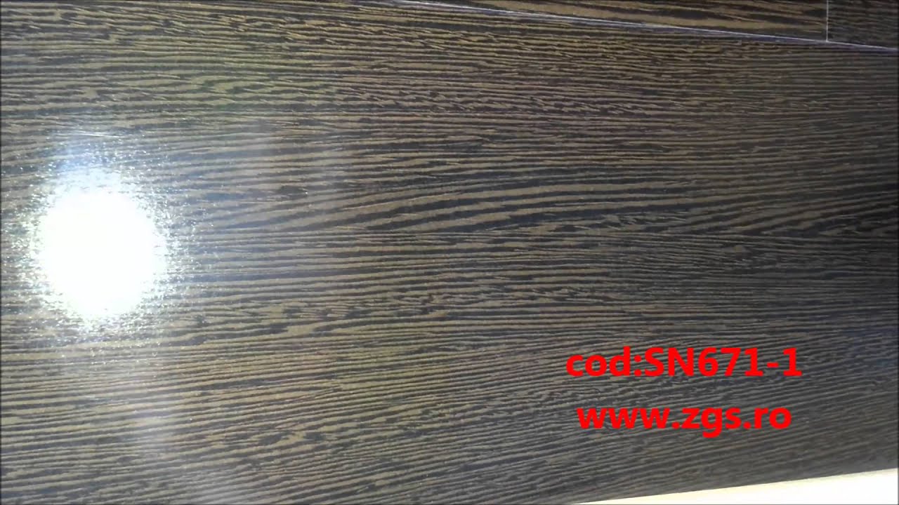 Oferta parchet laminat 12 mm Wenge SN671-1 - YouTube