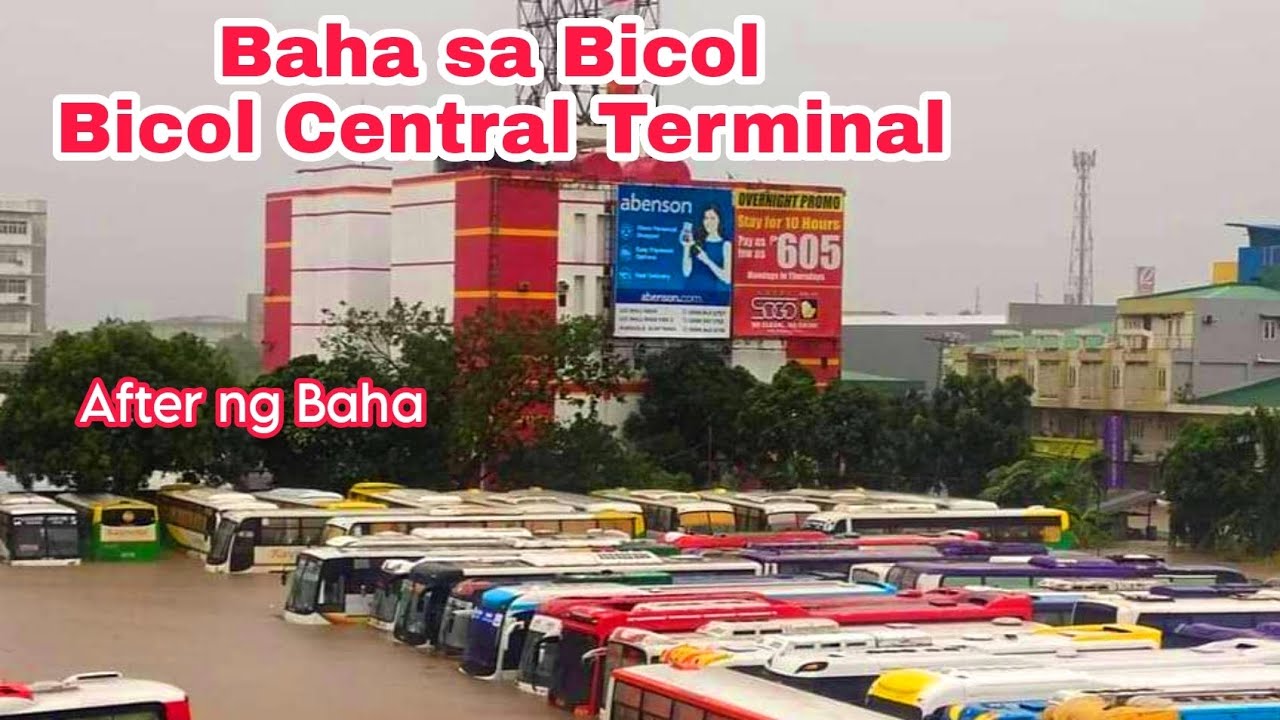 Central Bus Station ng Bicol at University of Nueva Caceres kalagayan ...