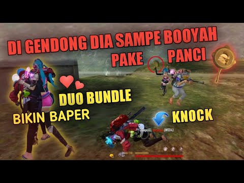 GILAAAK SIH.!! DI GENDONG CEWEK PAKE PANCI SAMPAI BOOYAH - GARENA FREE FIRE