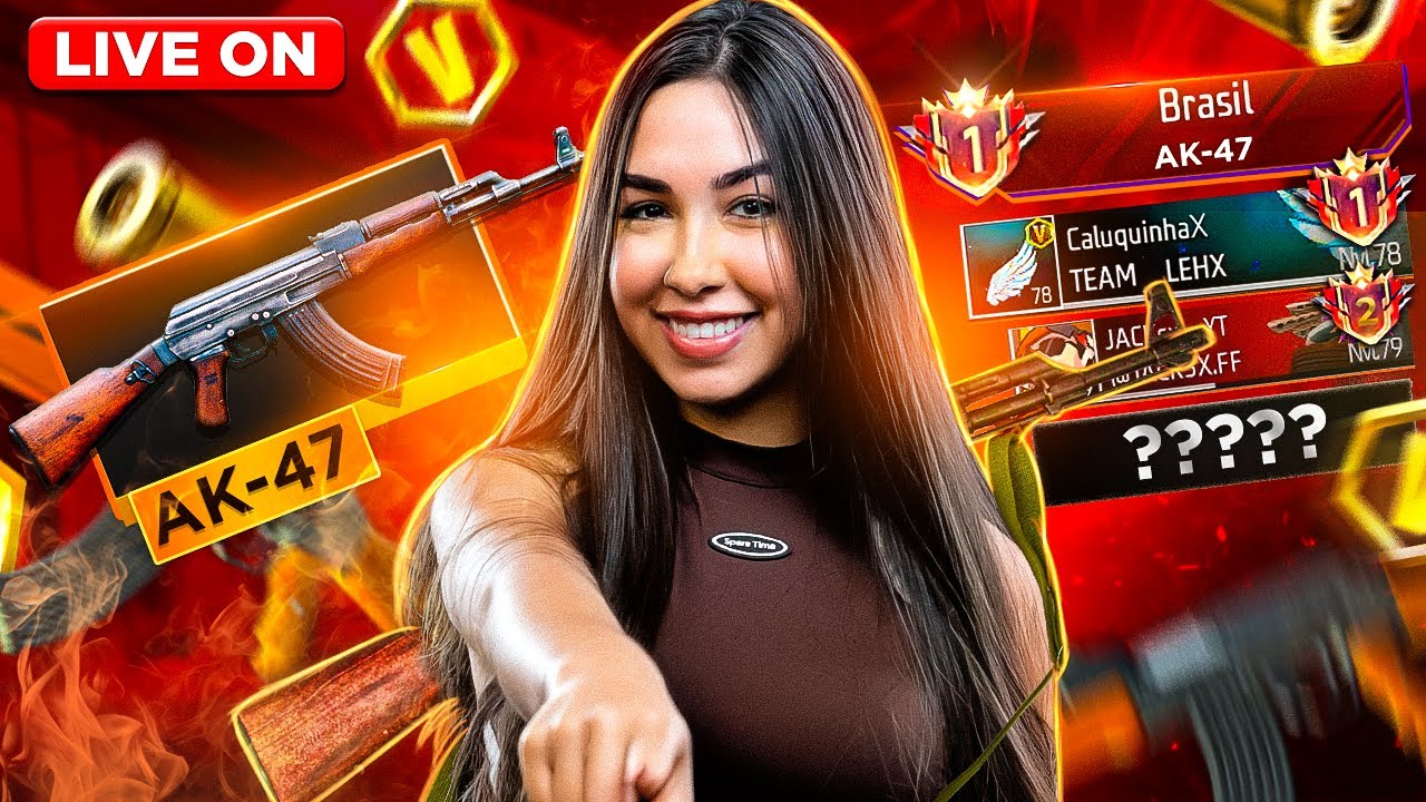 HOJE EU PEGO DESAFIANTE 6 😈🔥 FREE FIRE AO VIVO 🔥 LETHICIAX FF 🔥 - YouTube