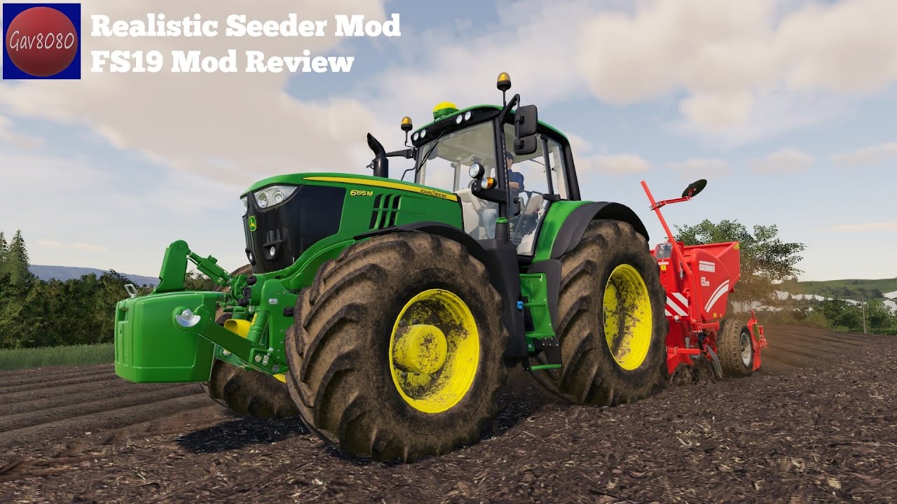 Realistic Seeder - Farming Simulator 19 Mod Review - Global Mod - YouTube