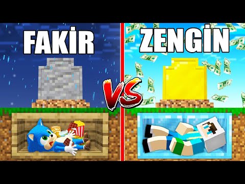 FAKİR BEBEK SONİC MEZARI VS ZENGİN ENES ARSLAN MEZARI 😨 Minecraft