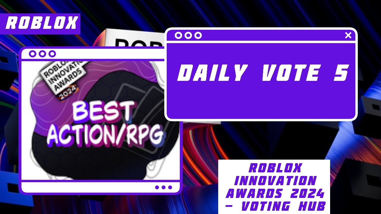🏅How to get the 'Daily Vote 5' badge | Roblox - YouTube