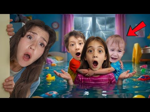 Eylülün Odasını Su Bastı!! Poyraz ve Tufan Gece Yarısı Eylülden Gizli Odasını Merdivene Taşıdı!!