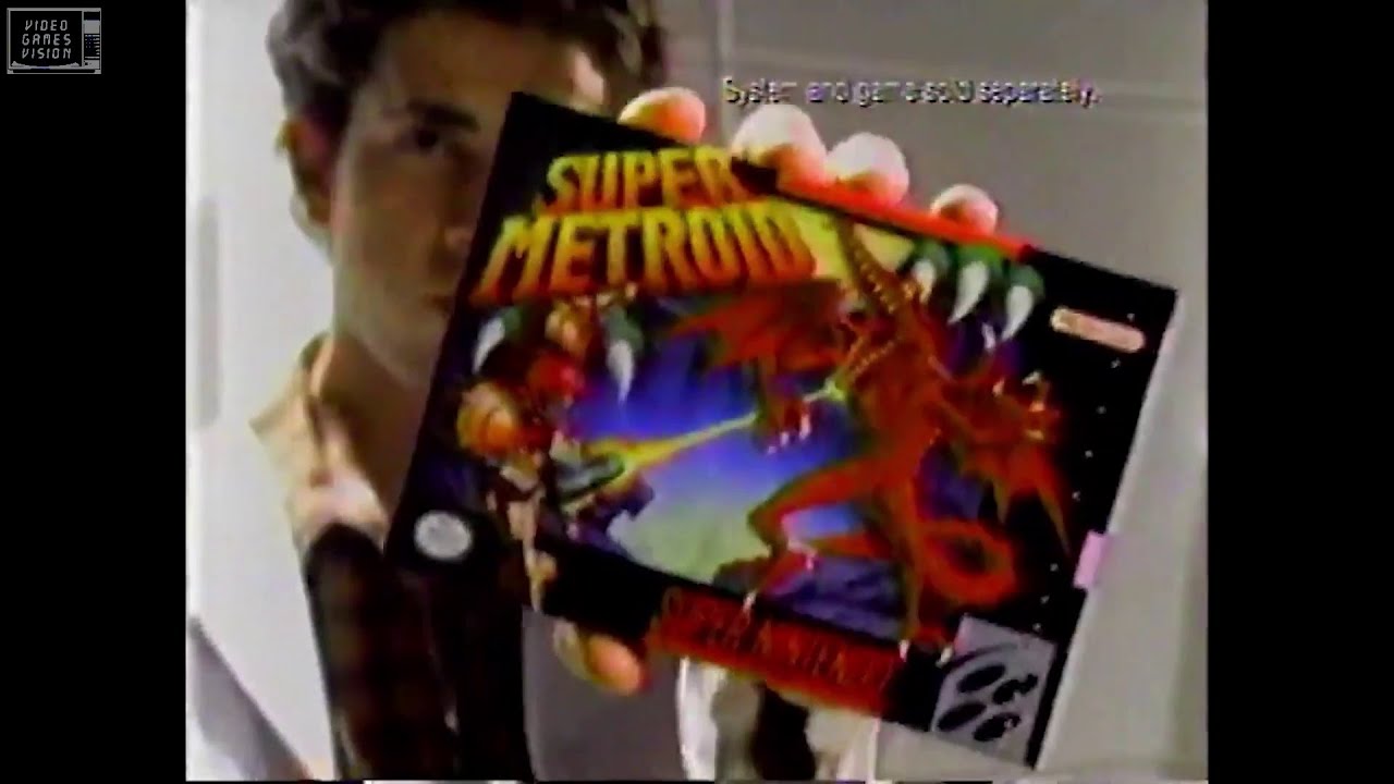 𝗦𝘂𝗽𝗲𝗿 𝗠𝗲𝘁𝗿𝗼𝗶𝗱 (SNES, USA, 1994) [Commercial/advert] - YouTube