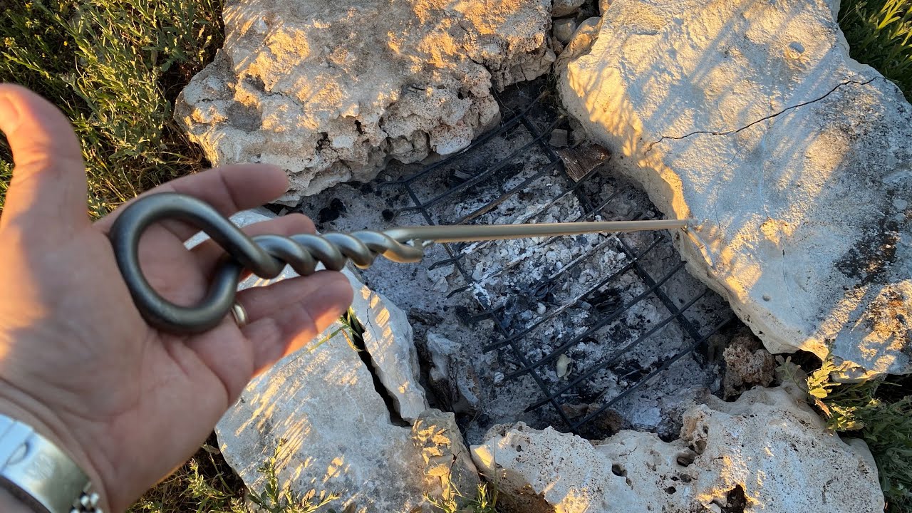 Stainless Steel Fire Poker for Fire Pits, Bonfires, Wood Stoves, and ...