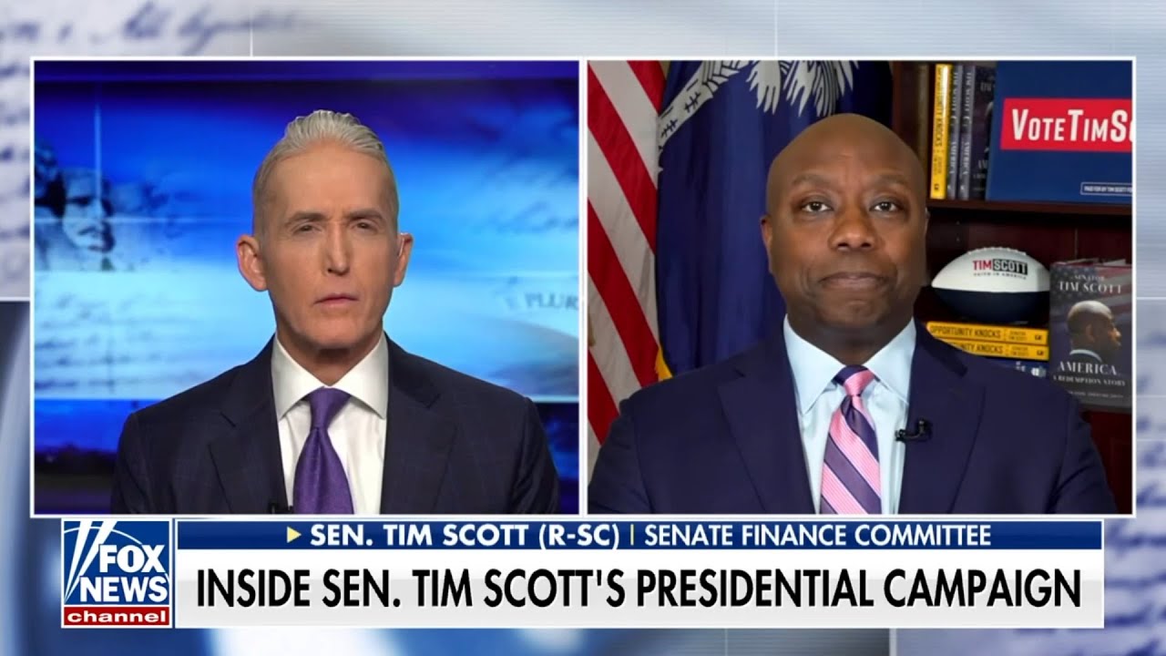 Tim Scott Dramatic Announcement - YouTube