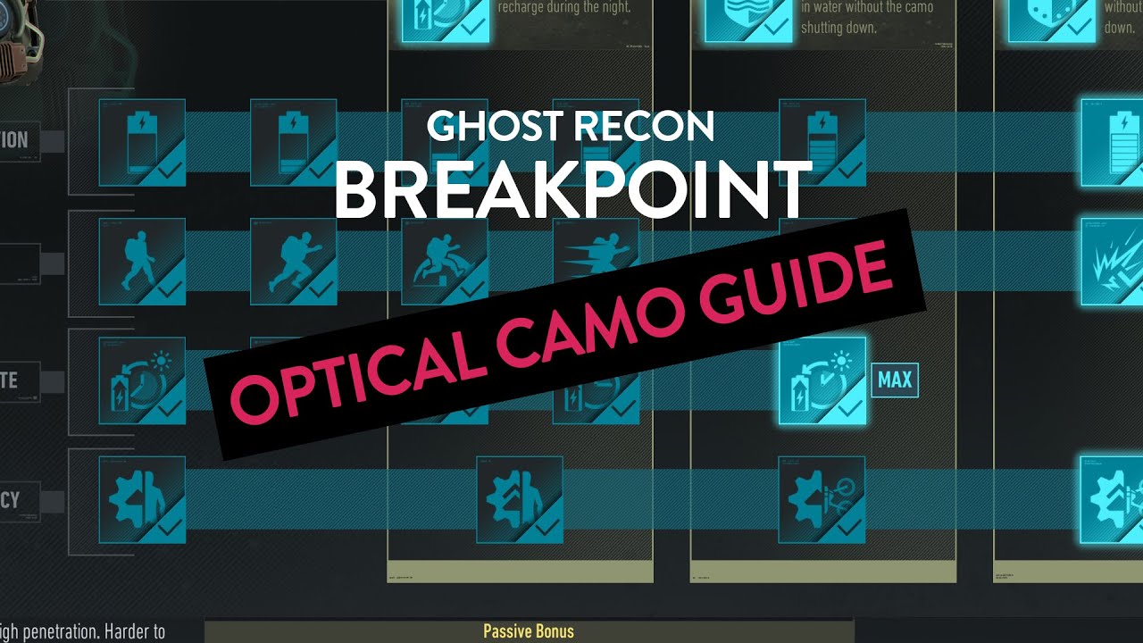 Ghost Recon Breakpoint - Complete Optical Camo Guide - YouTube
