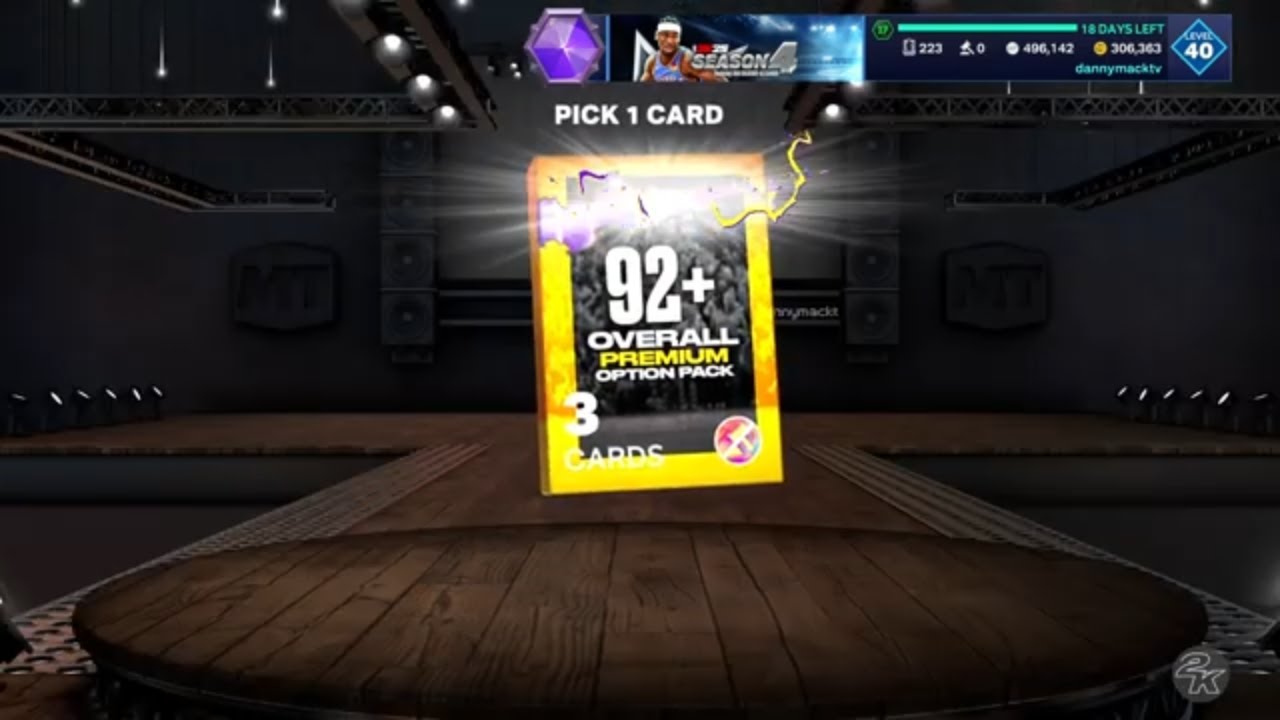 NBA 2K25 SEASON 4 LEVEL 25 DIAMOND OPTION PACK OPENING!!! - YouTube