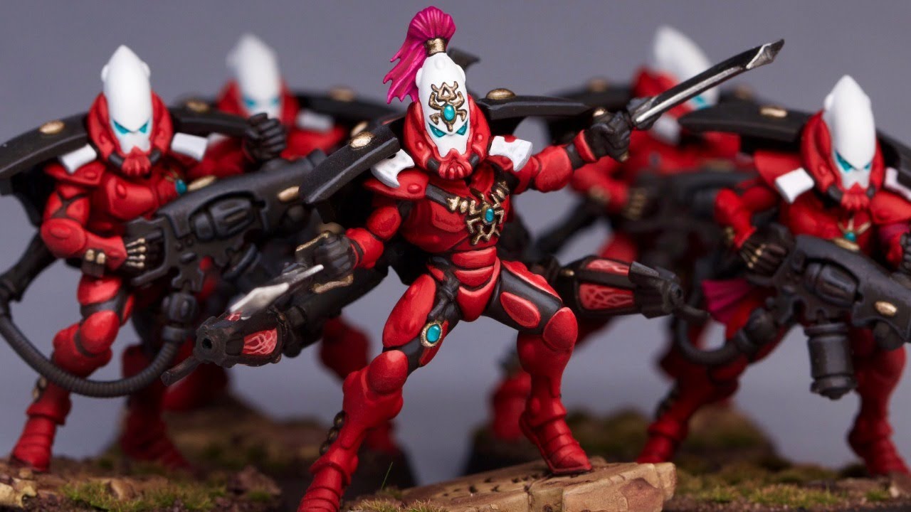 How to Paint the new WARP SPIDERS! | Eldar Aspect Warriors | Aeldari ...