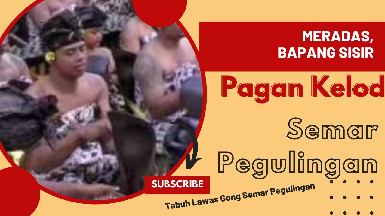 Tabuh Klasik Semar Pegulingan Terbaik - Gamelan Kuno Semar Pegulingan ...
