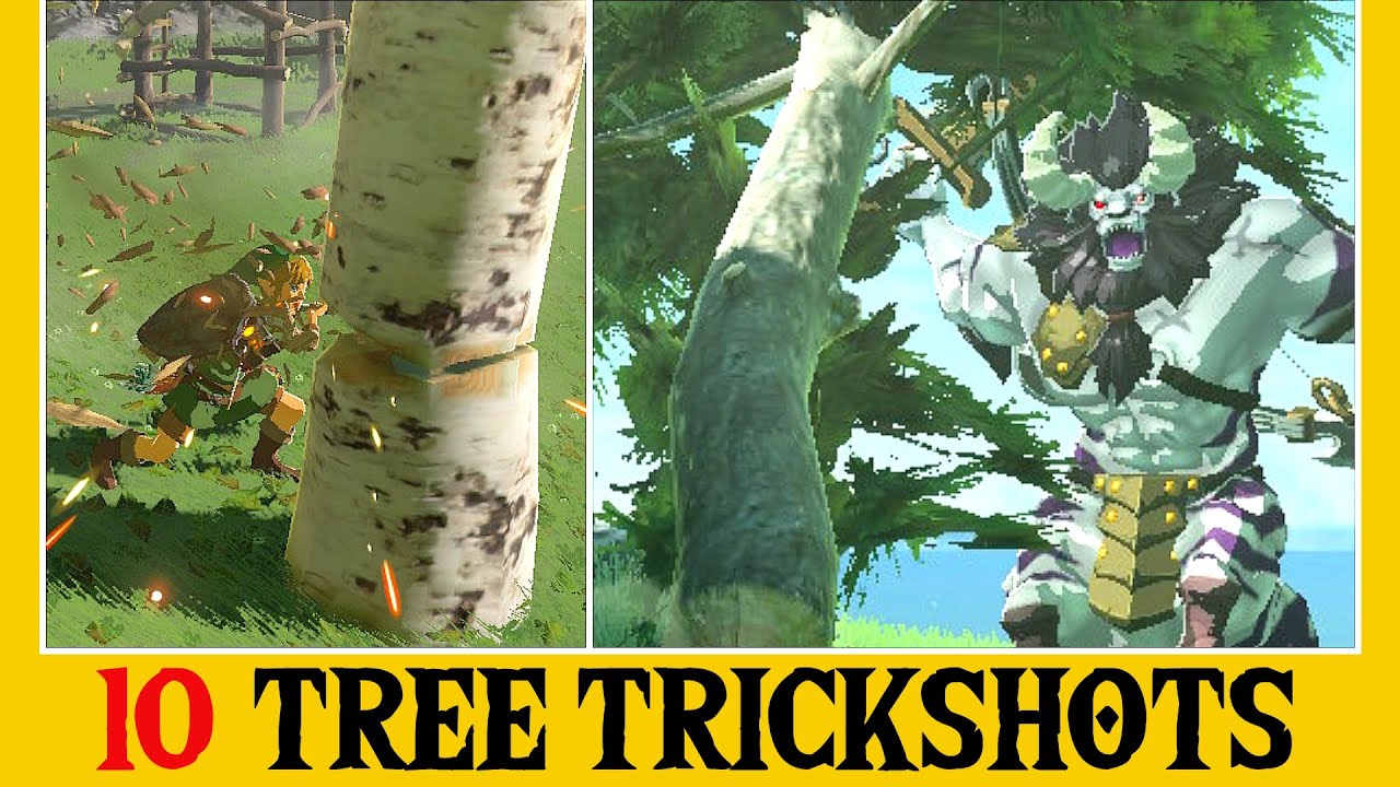 Trees but they are weapons - Zelda: Breath of the Wild - YouTube