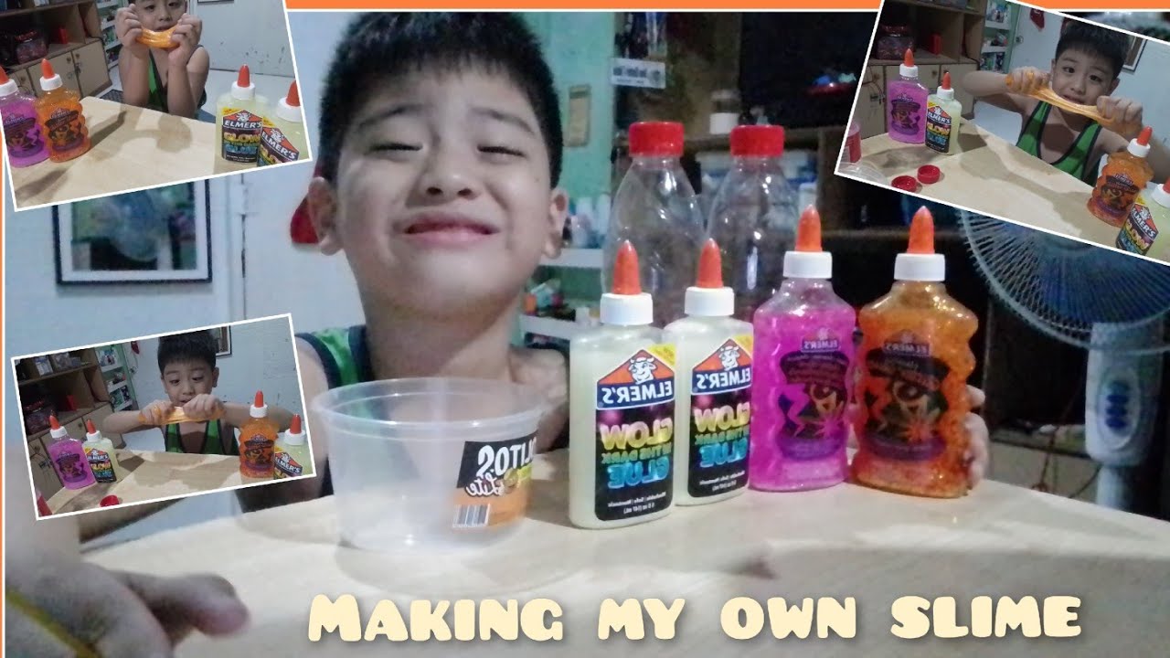 Making my DIY slime . - YouTube