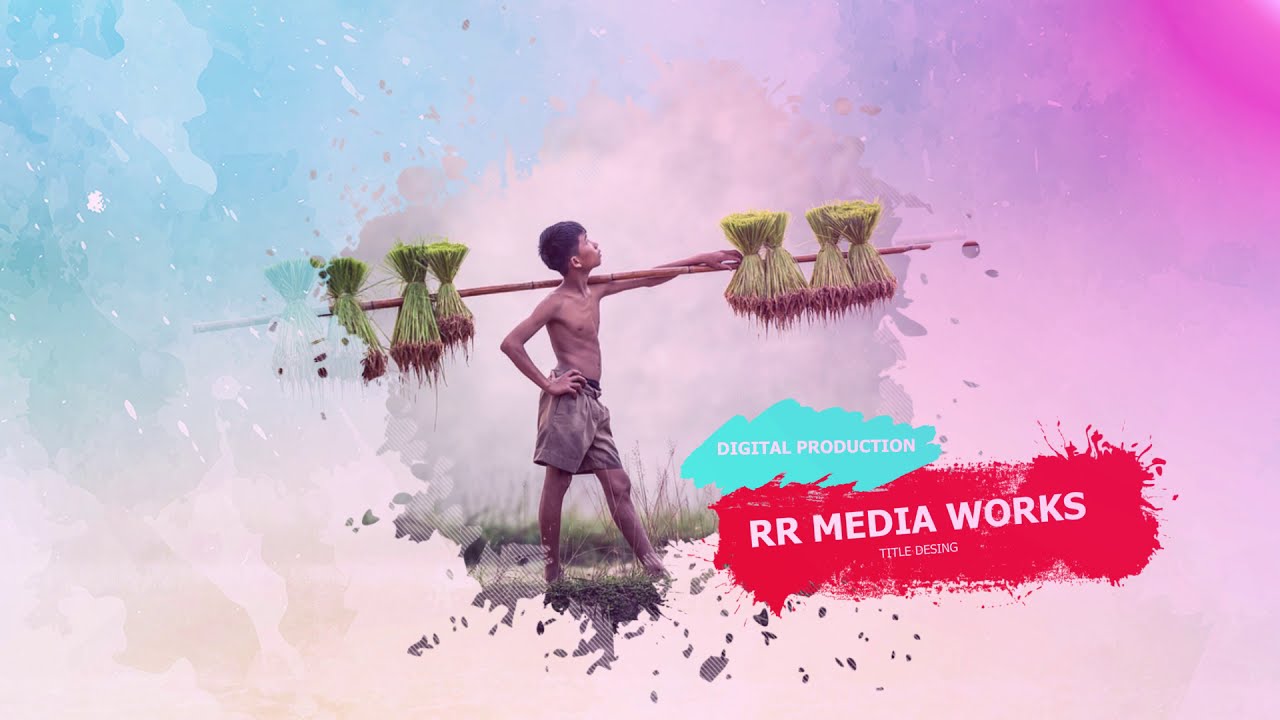 Watercolor Ink Footage Reveal Slideshow - Premiere Pro Tutorial - YouTube