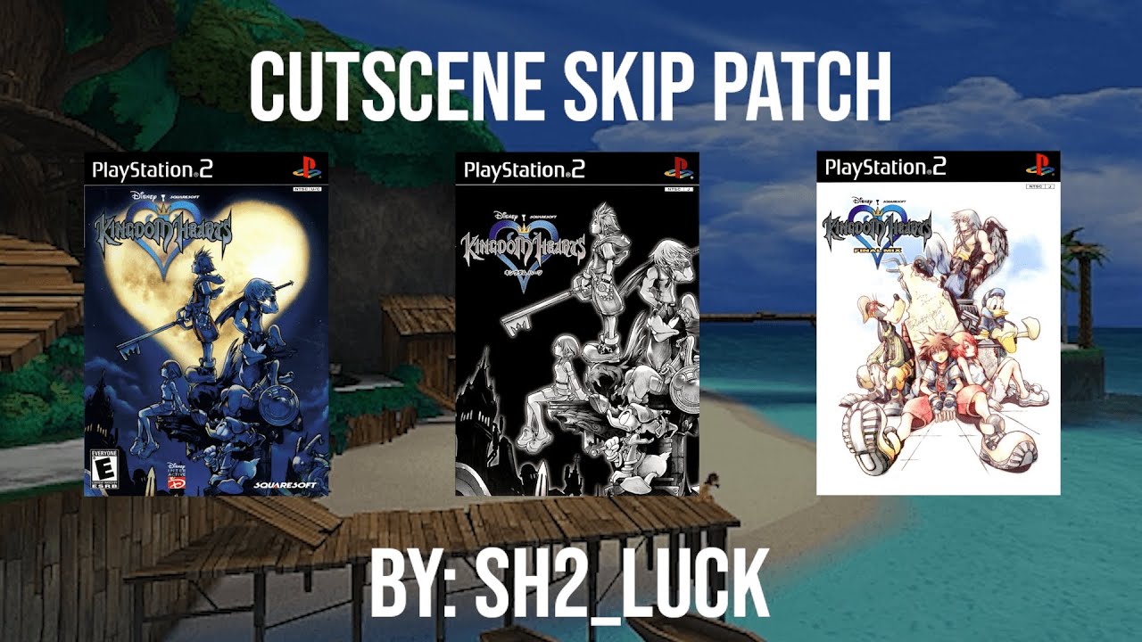 Kingdom Hearts (PS2) Cutscene Skip Patch Installation Tutorial - YouTube