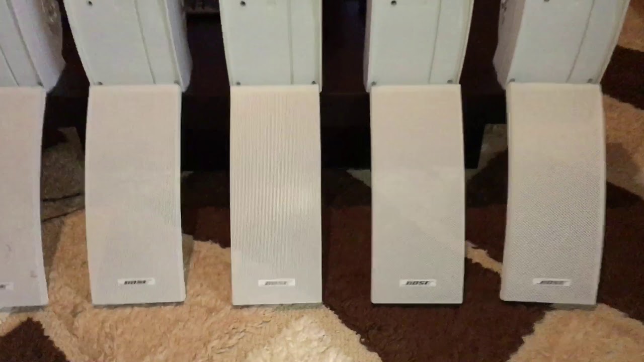BOSE Panaray 302A & BOSE Jewel CUBE - YouTube