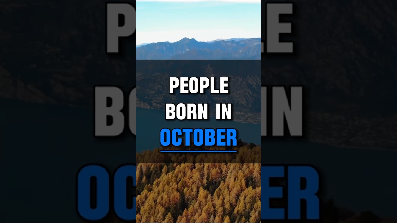 People Born In October #zodiac #zodicsign #horoscope #astrology - YouTube