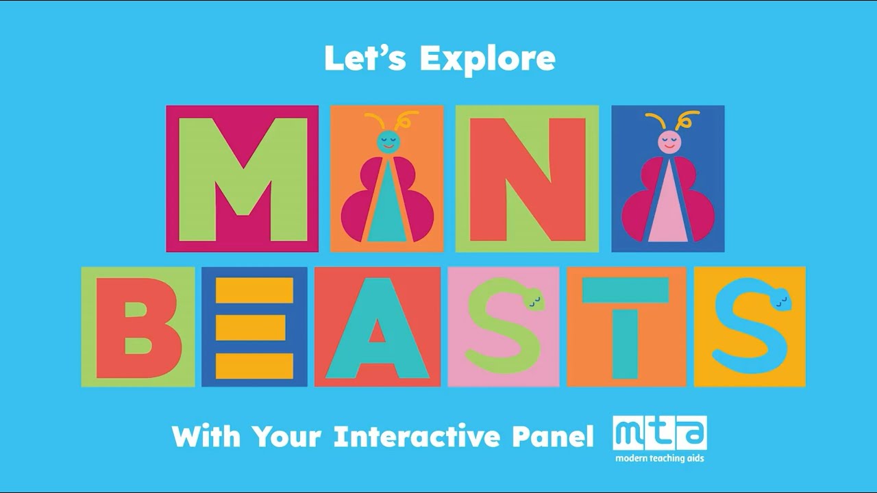 Let's Explore Minibeasts With Your Interactive Panel! - YouTube