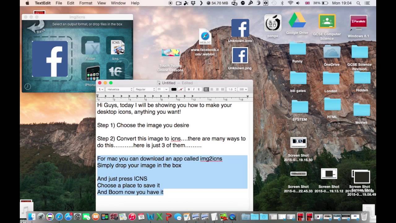 How to change the logo of a file - YouTube