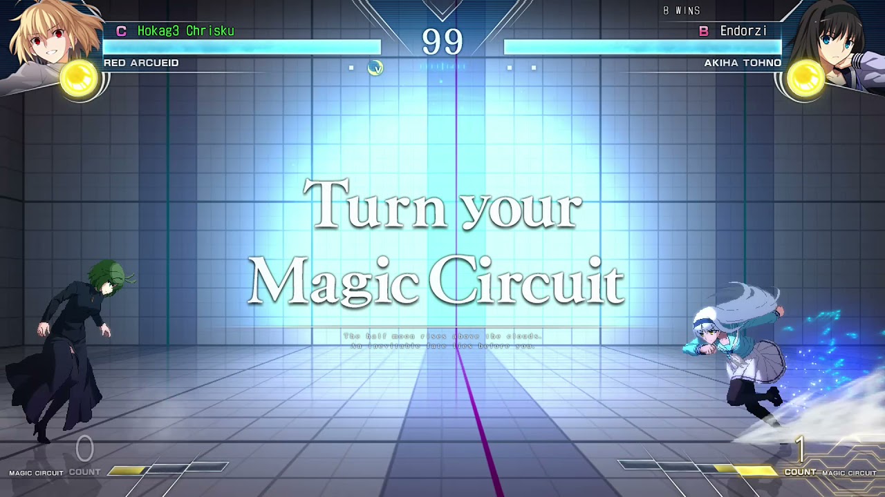 MELTY BLOOD TYPE LUMINA Day 1 Red Arc #meltybloodtypelumina - YouTube