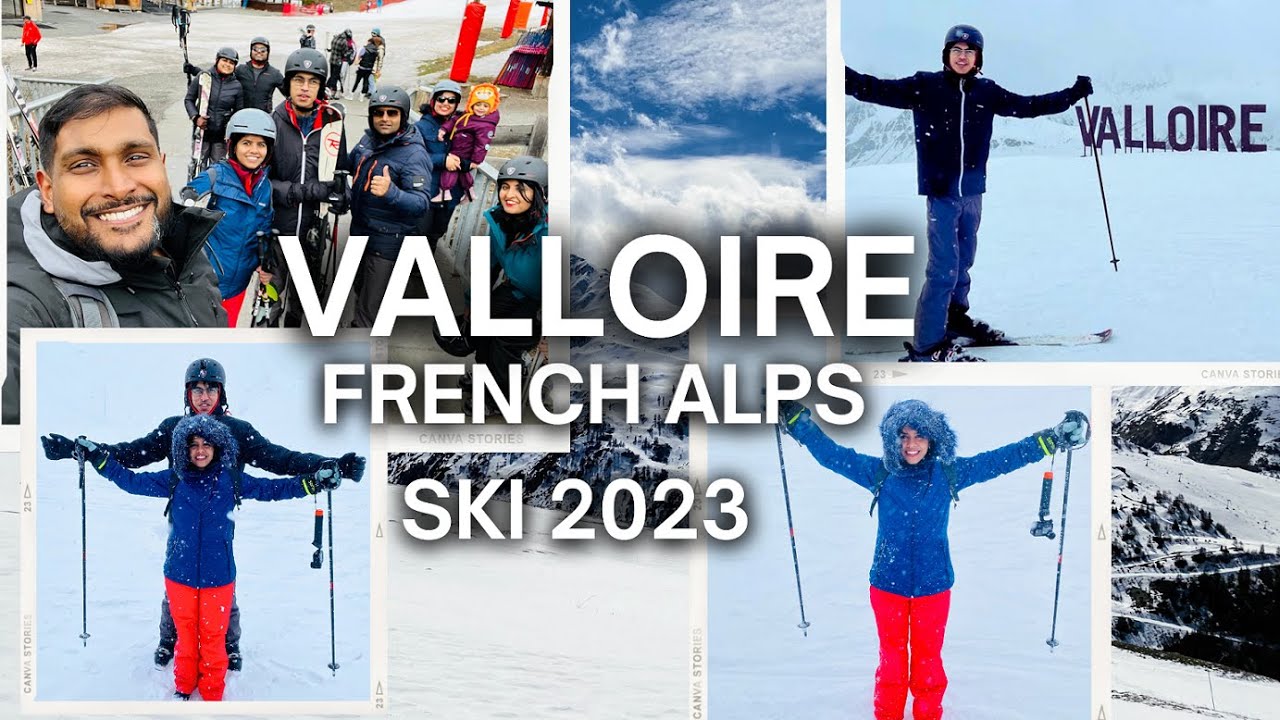 🇫🇷 Skiing in Alps | Ski Resort Valloire Galibier | Ski Trip to Valloire ...