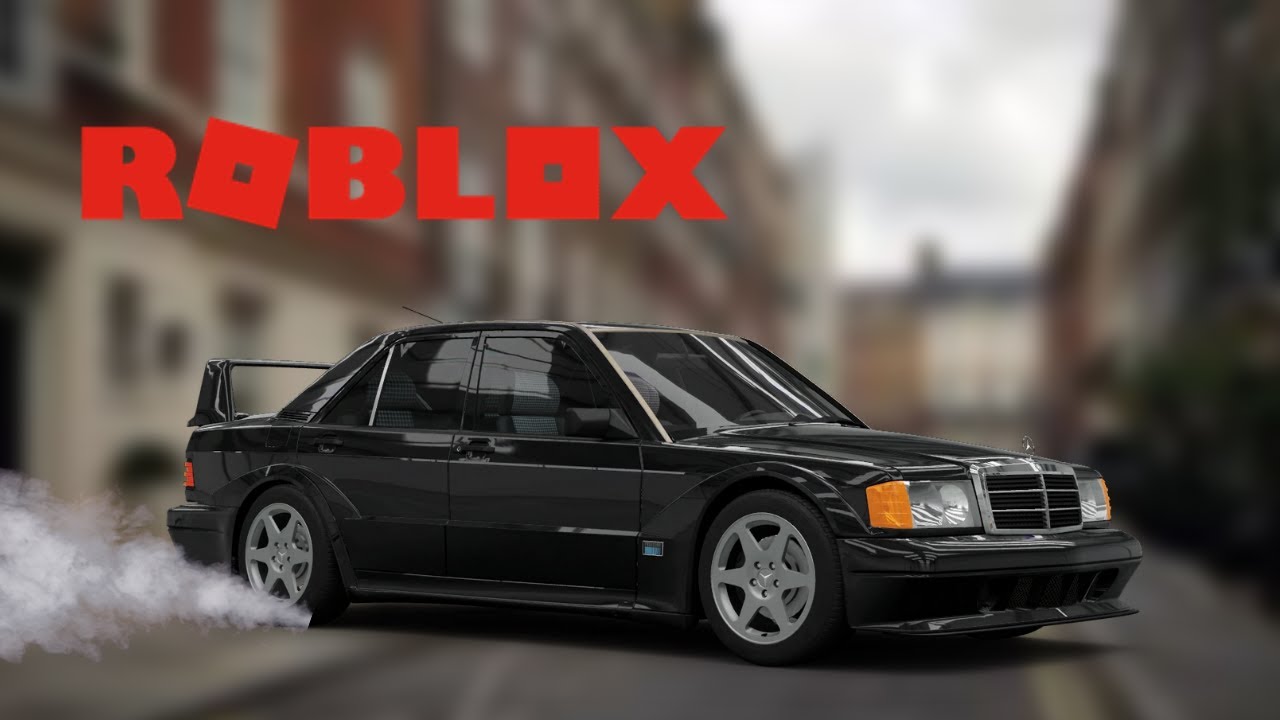 Petite séance de drift en mercedes 190 evo - ROBLOX project drift - YouTube