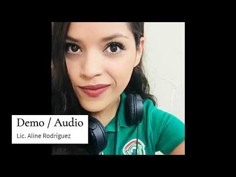Demo de voz - Lic. Aline Rodríguez - YouTube