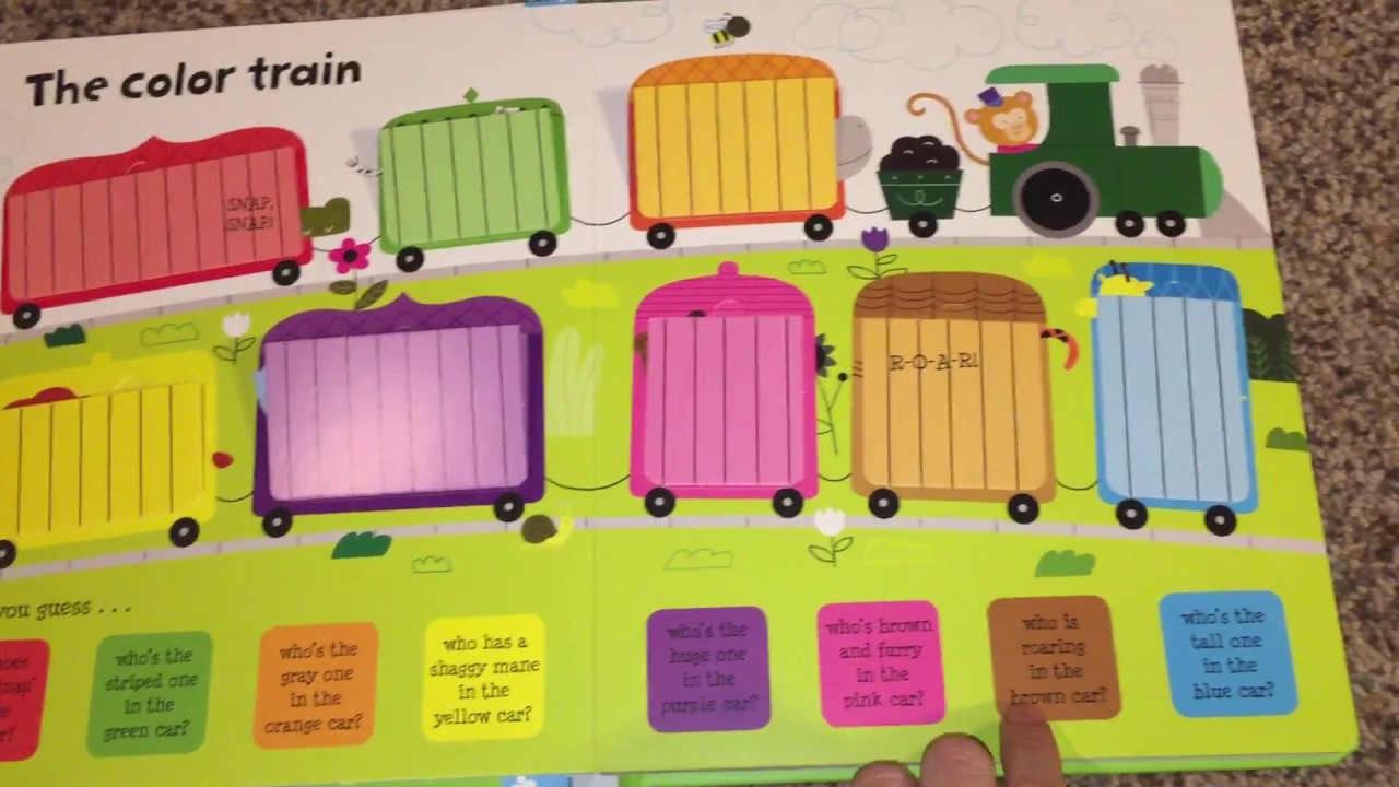 Usborne Lift-the-Flap Colors - YouTube