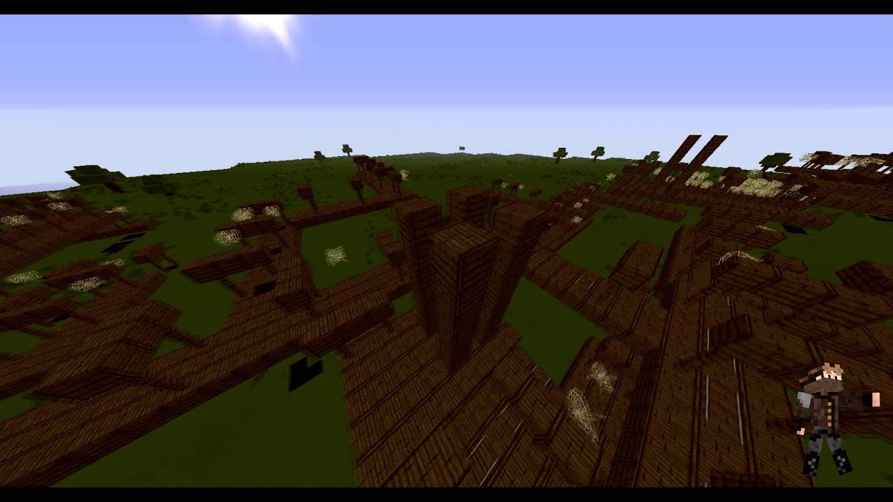Minecraft- Above Ground Mineshaft - YouTube