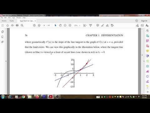 Derivatives of functions and applications using sagemath - YouTube