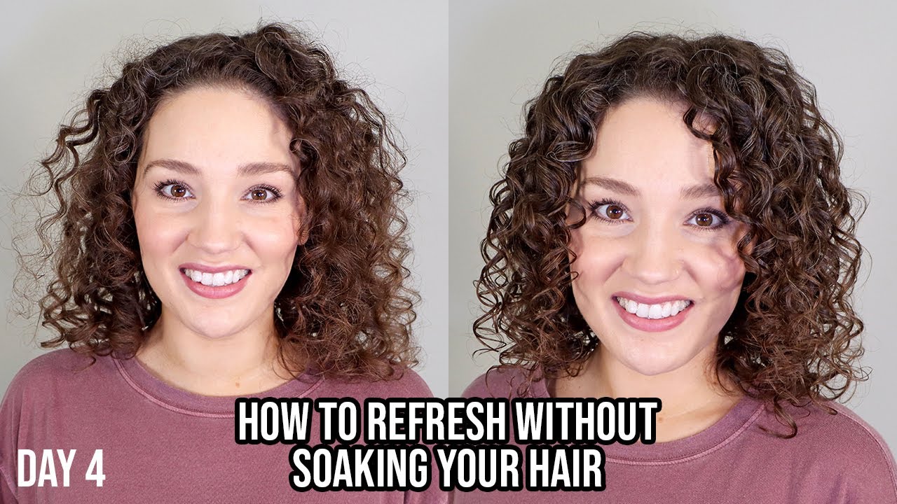 How to Refresh Curls with Little to No Water & Prevent Damage - YouTube