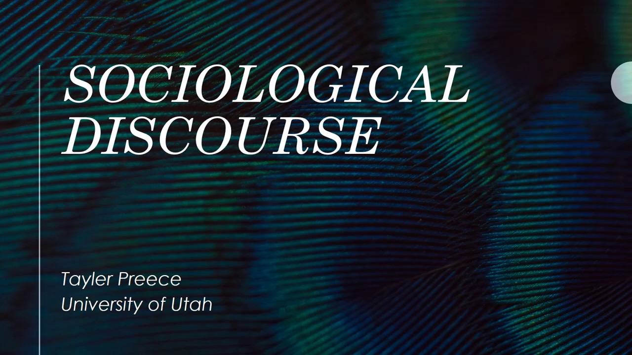 Sociological Discourse - YouTube
