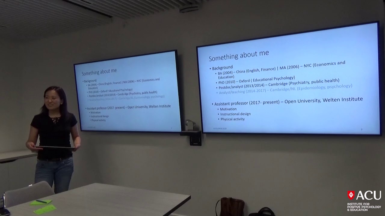 Dr Kate Xu - Dimensional Comparison and Expectancy, Values, and Self ...