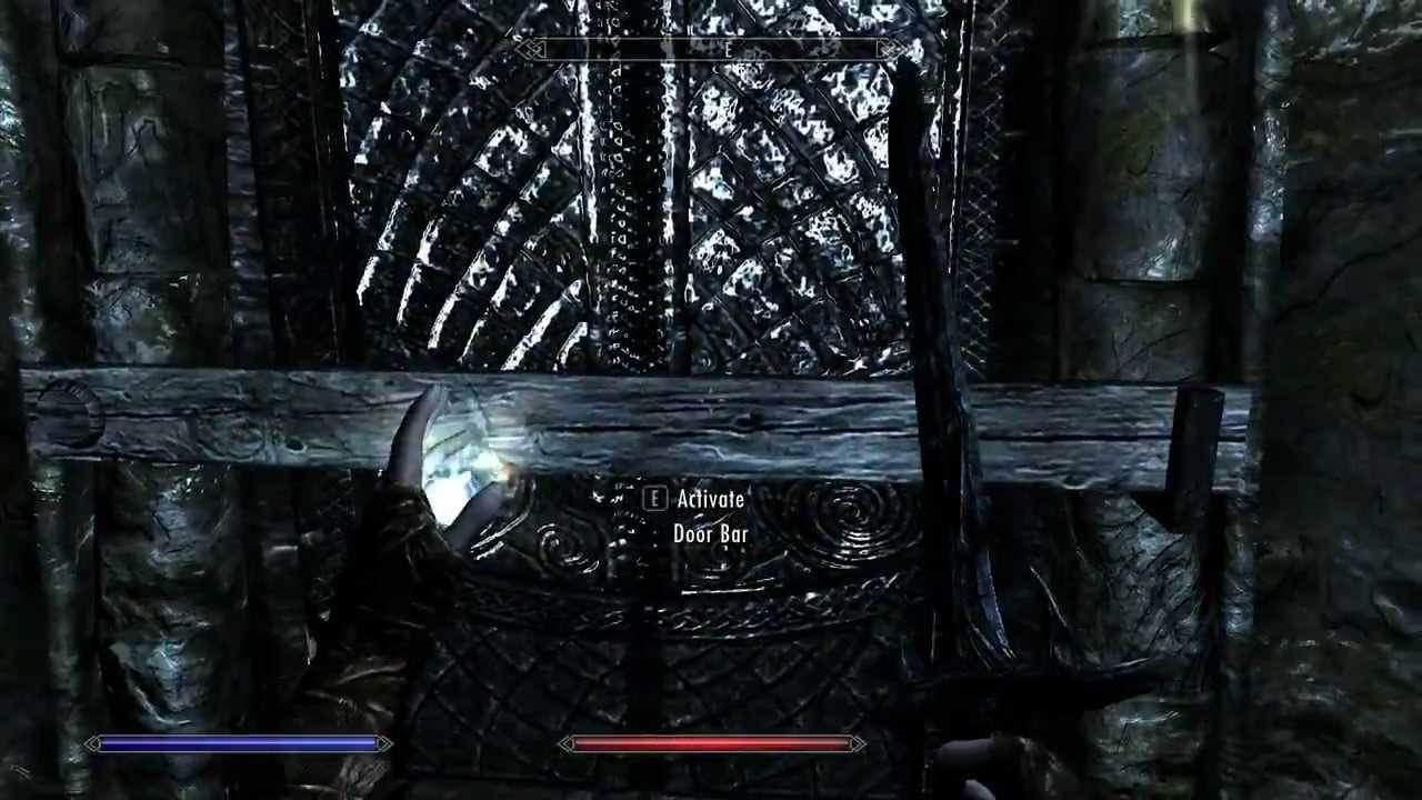 The Elder Scrolls V: Skyrim | Exploring Frostmere Crypt - YouTube