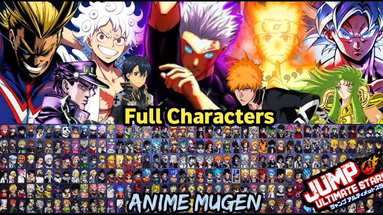 Update!! Anime War Mugen | Best Anime Allstars Collection Game Android ...
