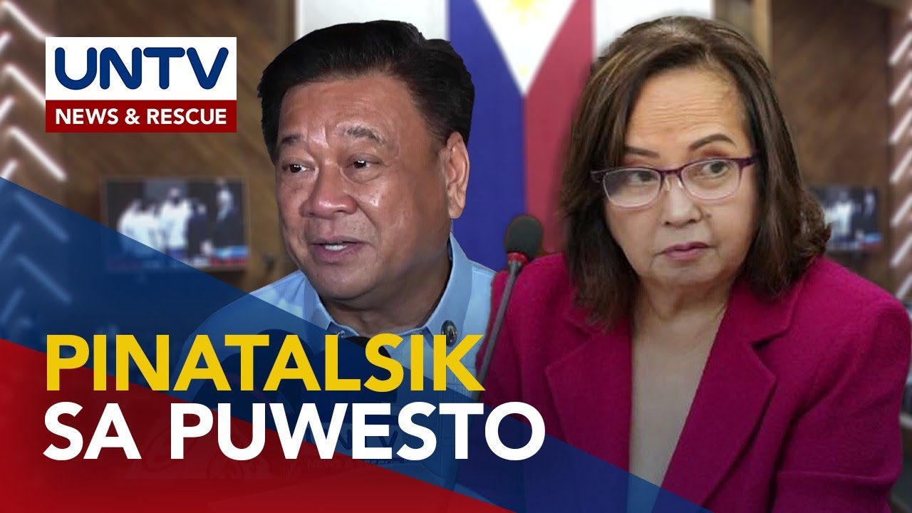 Rep. Gloria Arroyo at Rep. Isidro Ungab, tinanggal bilang deputy ...