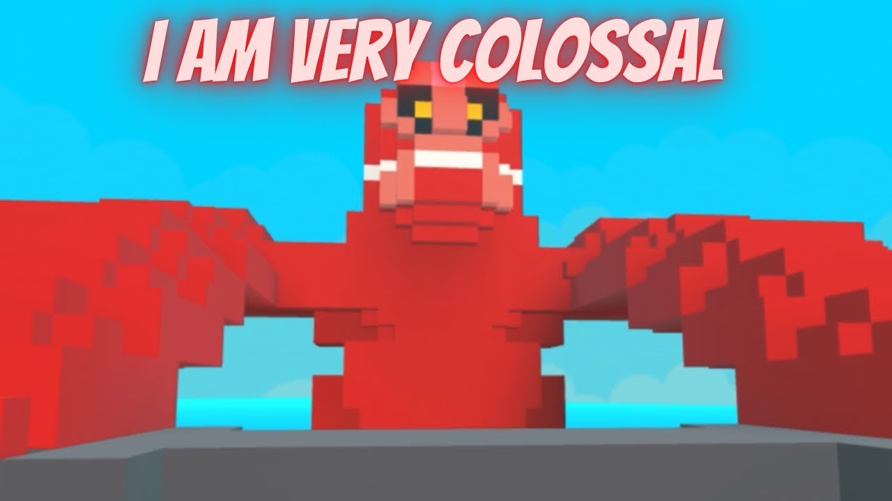 I Made The Colossal Titan In Build It - YouTube