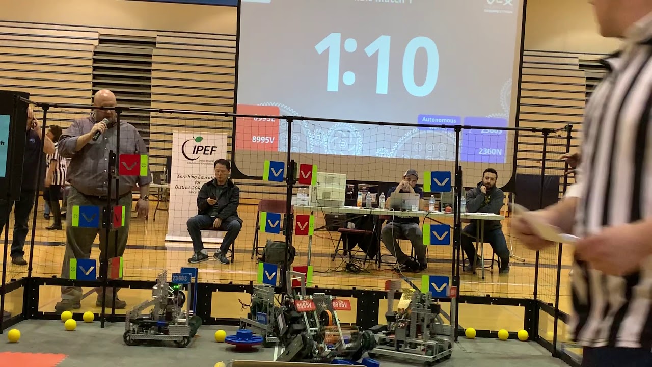 Vex Turning Point 2018-2019 District 204 High School Only Finals - YouTube
