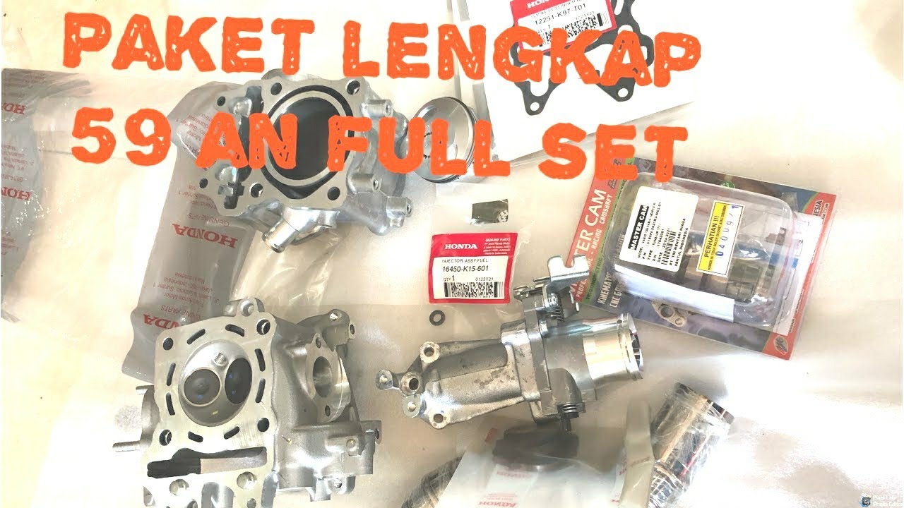 Paket bore up full set Vario 125 3jt an dapat apa aja? | Spek 59 / 158 ...