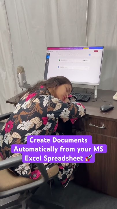 Autofill Google Docs Template from Microsoft Excel #shorts #autofill #googledocs #mailmerge ...