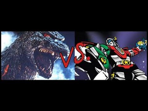 Fantasy Battles - Godzilla vs. Voltron Simulated Battle - YouTube