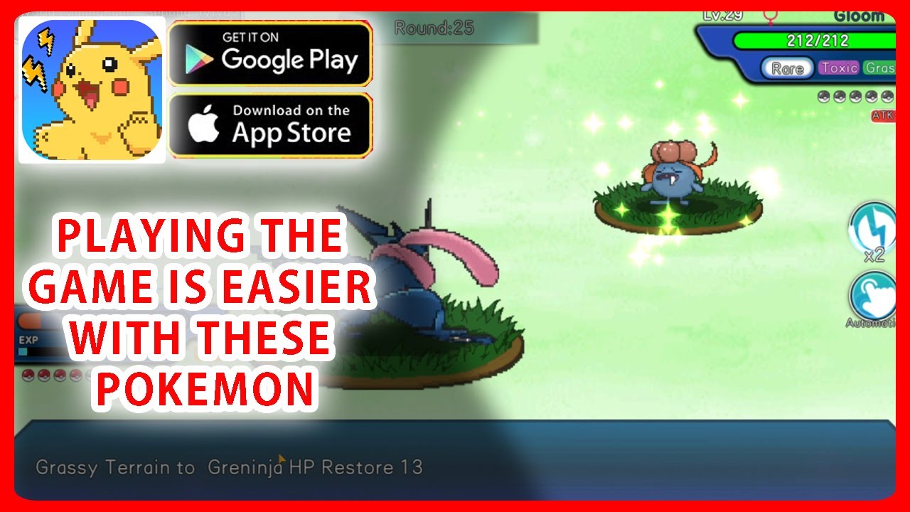 Pocket Pixel & Strong pokemon help you get through the starting stage ...