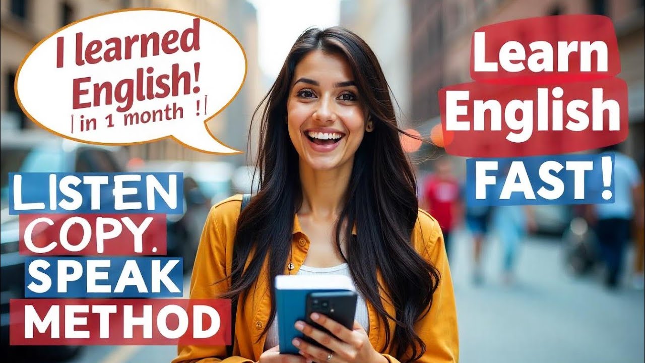 How to Learn English FAST | Speak English Confidently | Listen and ...