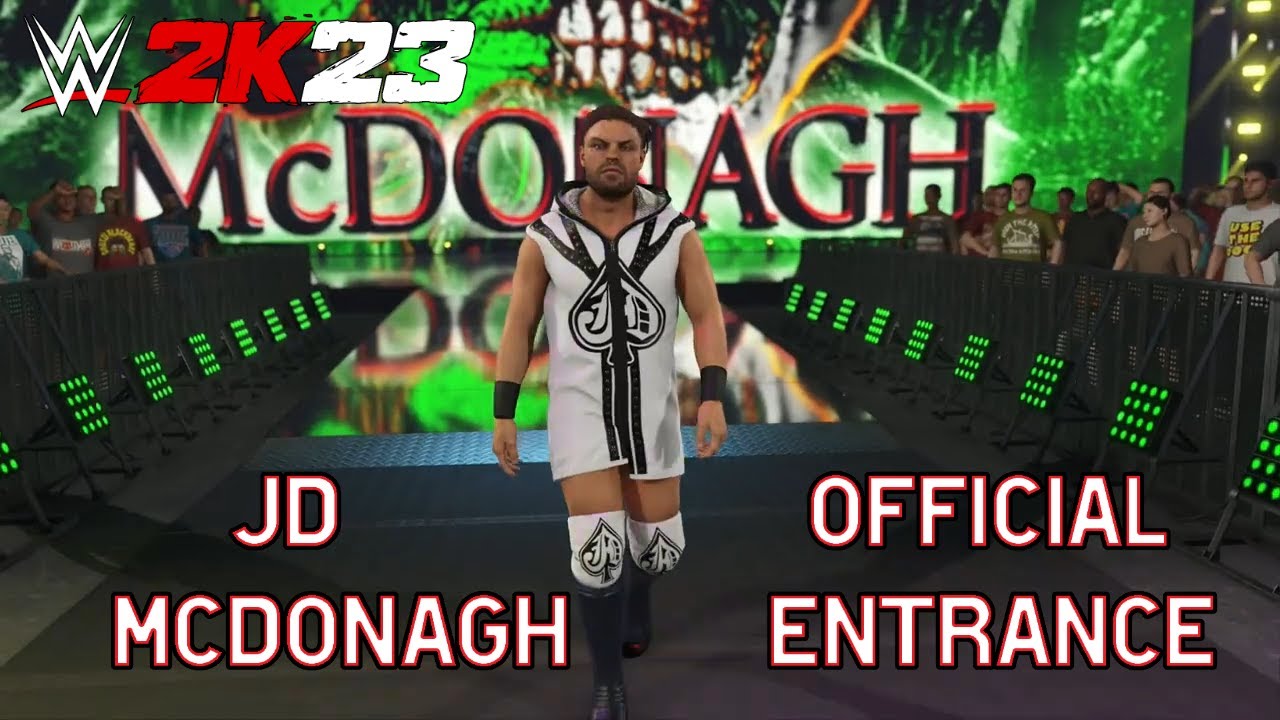 WWE 2K23 JD Mcdonagh Full Official Entrance! - YouTube